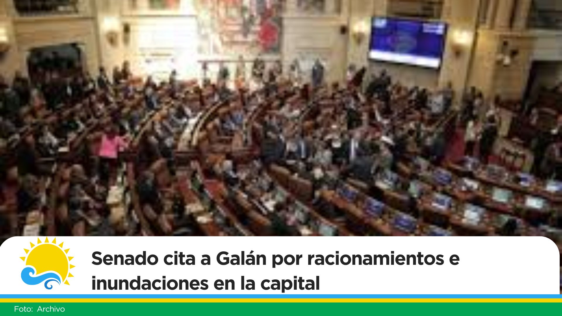 Senado cita a Galán por racionamientos e inundaciones en la capital
